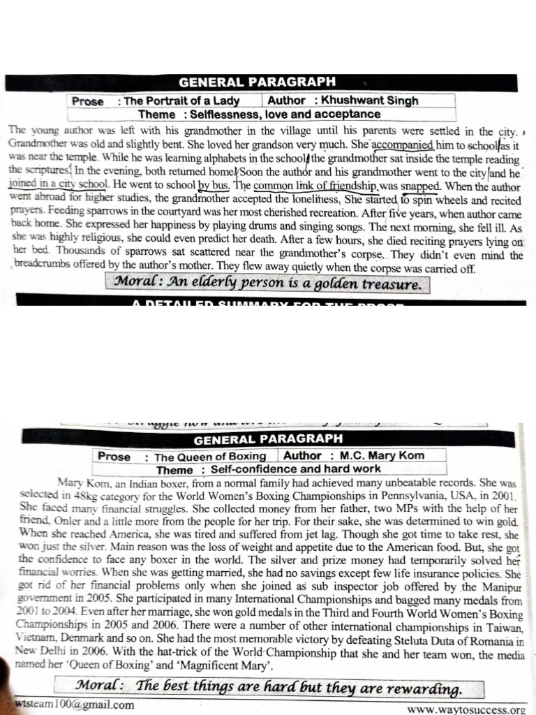 english general paragraph | PDF