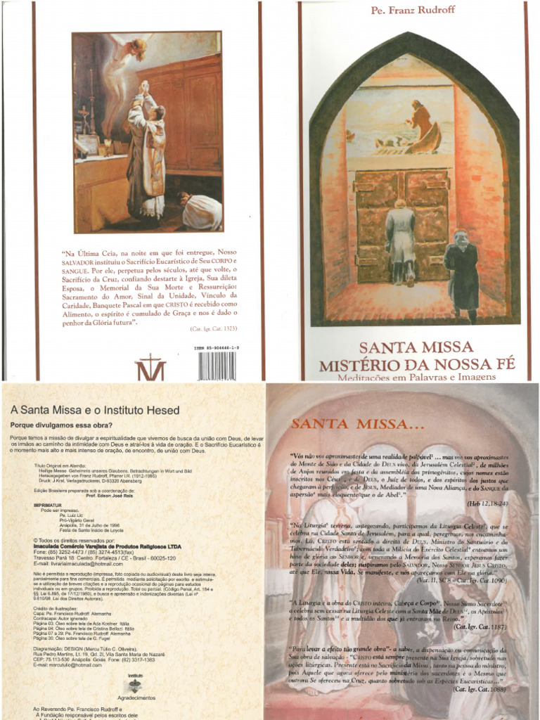 Santa Missa - Mistério Da Nossa Fé (Franz Rudroff 1912-1995), Meditação ...