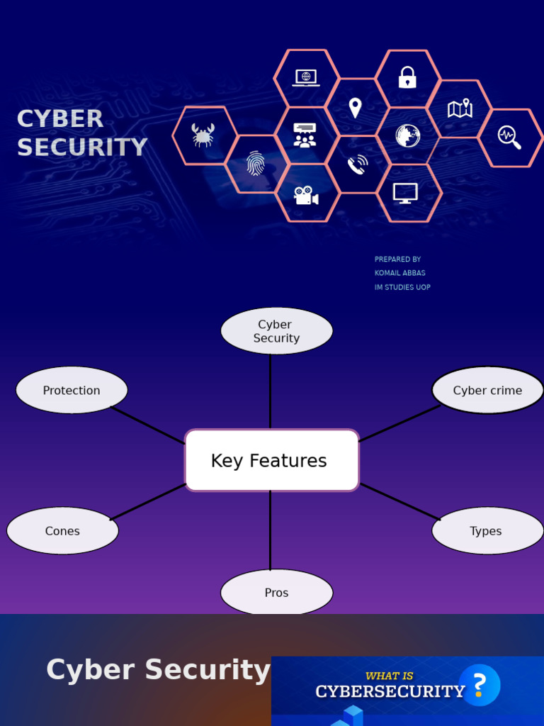 Cyber Security: Prepared by Komail Abbas Im Studies Uop | PDF