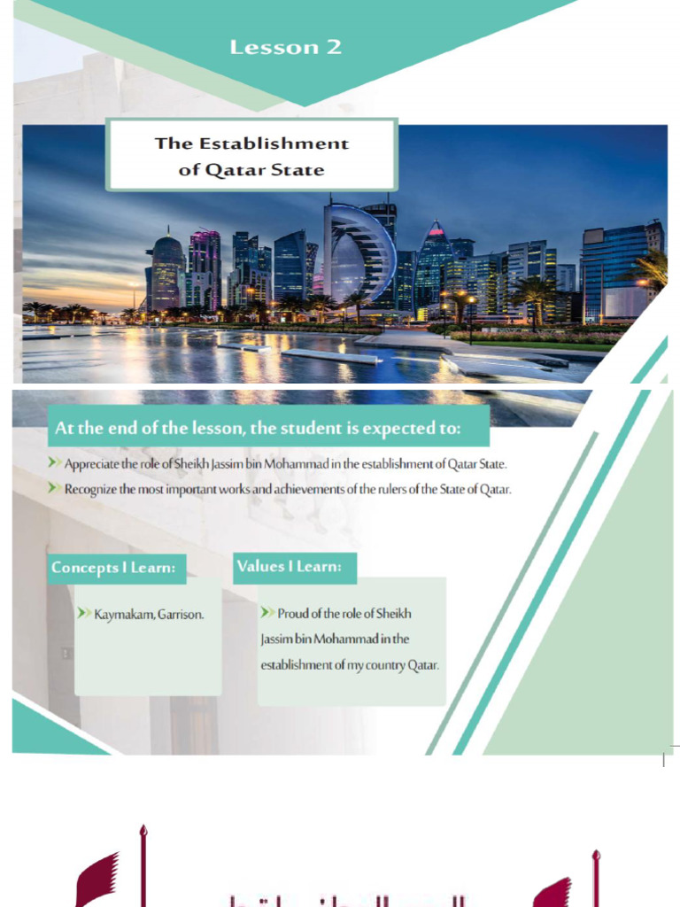 The Establishment of State of Qatar | PDF | Qatar