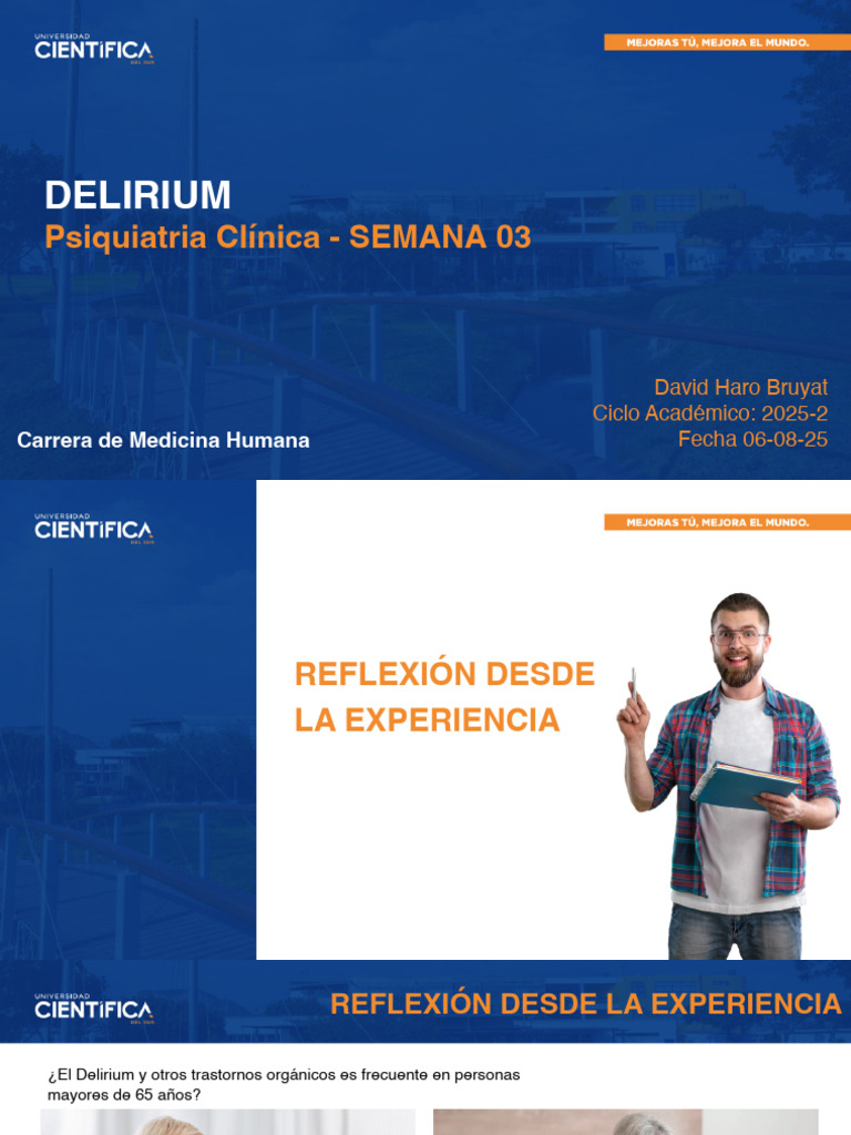 delirium | PDF | Demencia | Cognición