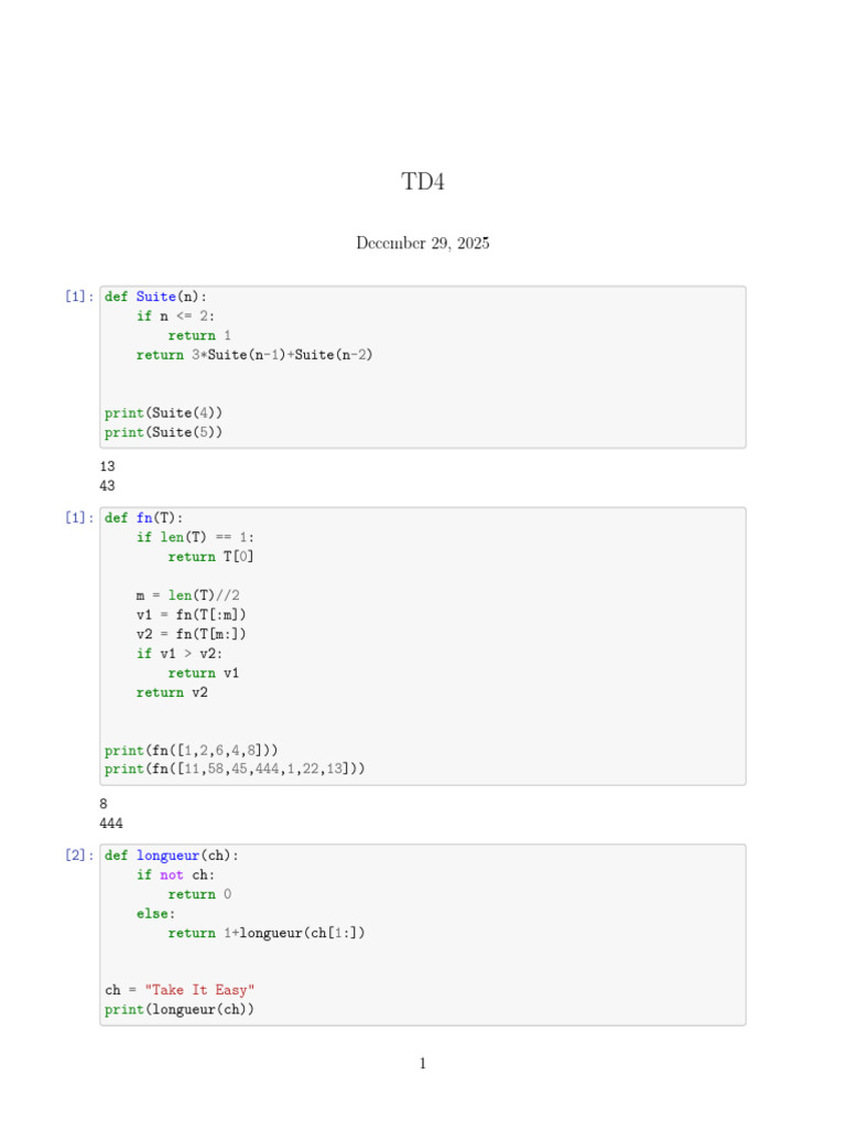 TD4 | PDF