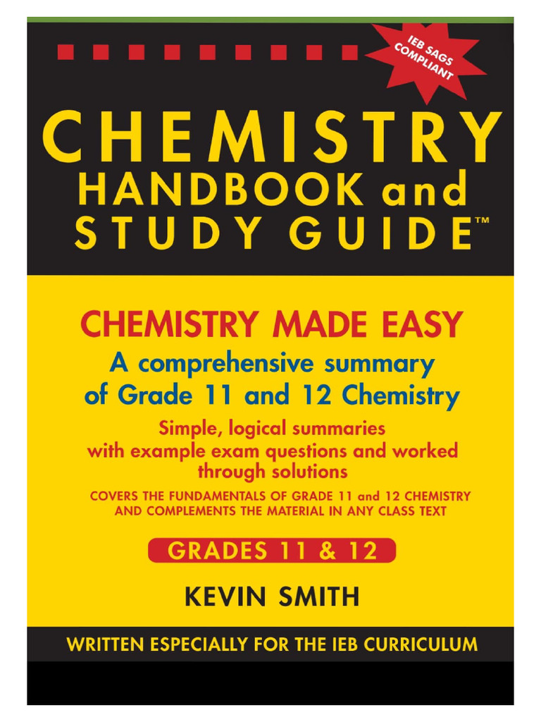 Chemistry Handbook and Study KEVIN SMITH | PDF