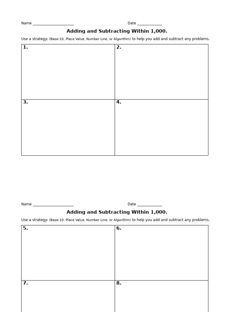 Math Graphic Organizer | PDF