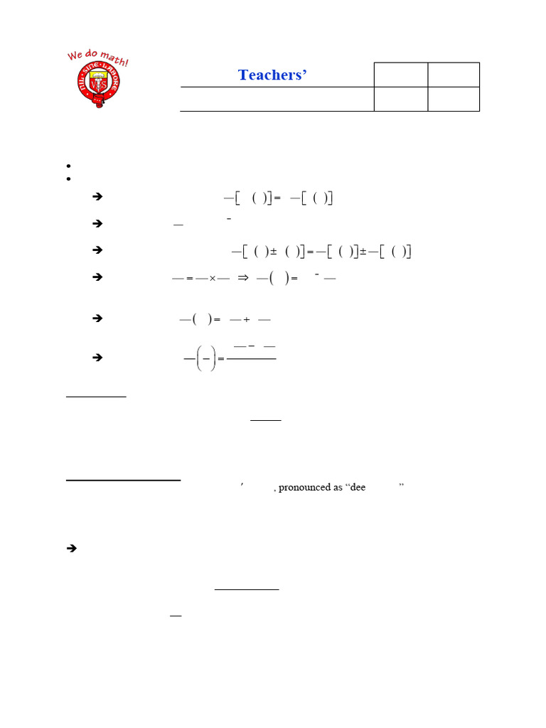 Victoria School AM #12 Differentiation 2024 | PDF | Derivative | Calculus