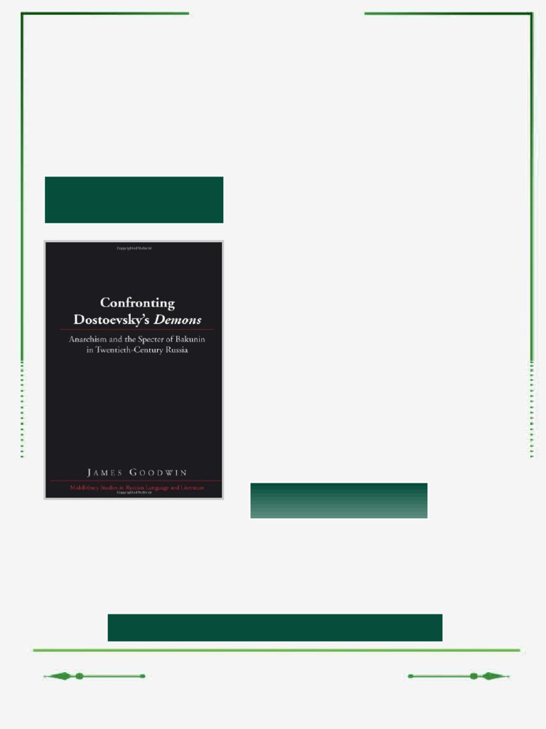 Confronting Dostoevsky s Demons Anarchism and the Specter of Bakunin in ...