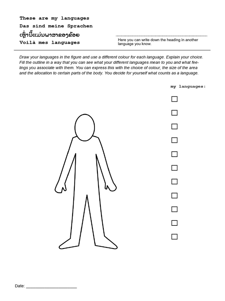Language Portrait | PDF