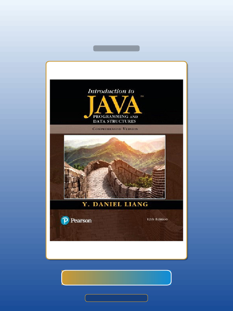 Introduction to Java Programming and Data Structures Comprehensive Version 12th Edition Y Daniel ...