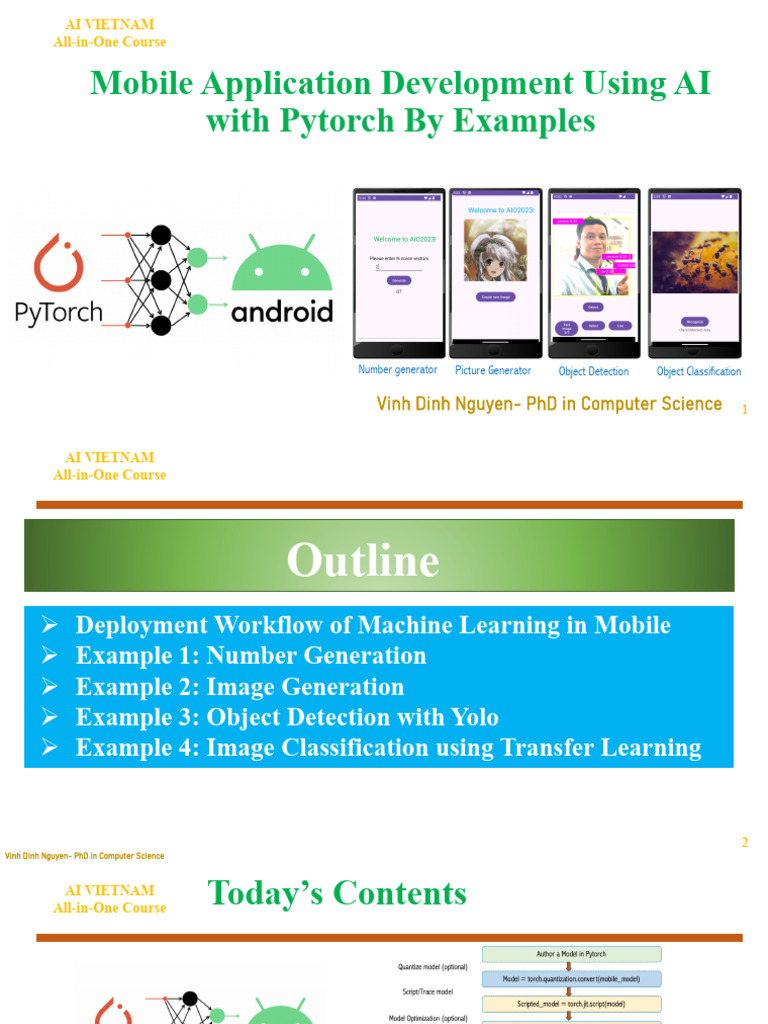 Mobile Development With Machine Learning_v2 | PDF | Artificial ...