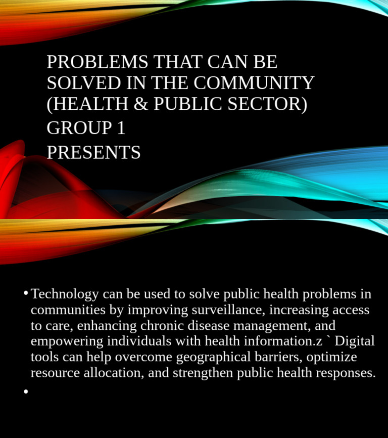 Problems That Can Be Solved in the Community [Autosaved] | PDF