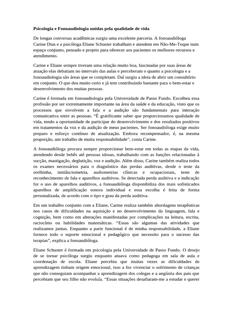 Texto Capa Da Revista Momento | PDF | Psicologia | Ciências comportamentais