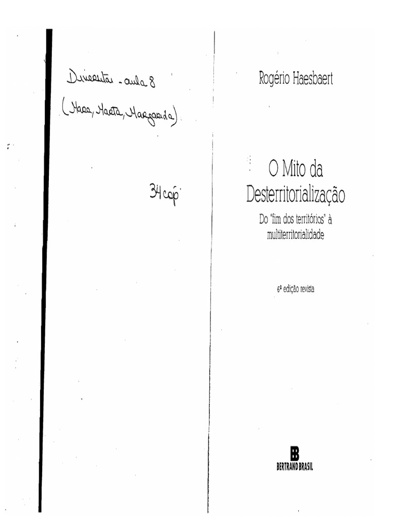 [HAESBERT, Rogerio] O Mito Da Desterritorializacao_CAP.2 | PDF ...