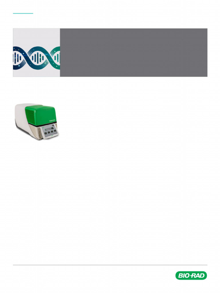 Brochure CFX Opus 96 DX - BioRad | PDF | Polymerase Chain Reaction ...