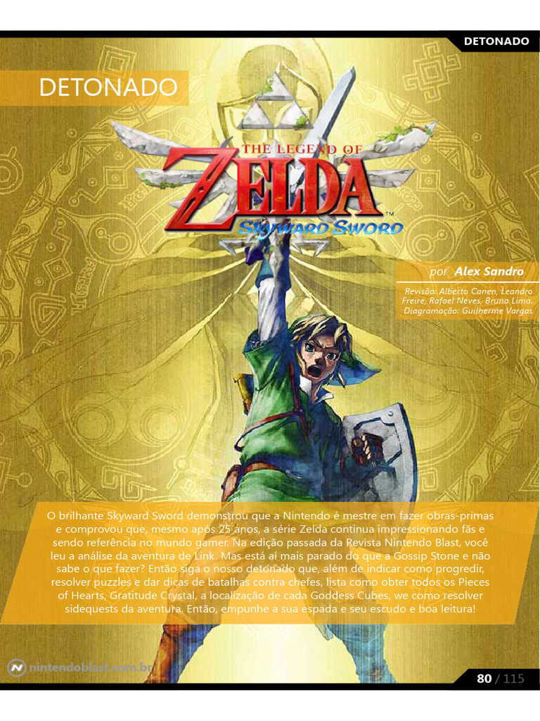 Detonado Zelda Skyward Sword | PDF | A Lenda de Zelda