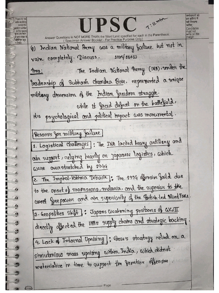 23rd January Mains Ans Writing | PDF