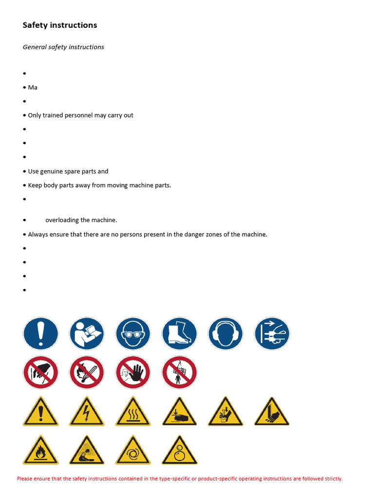 Safety and Warning Notices | PDF