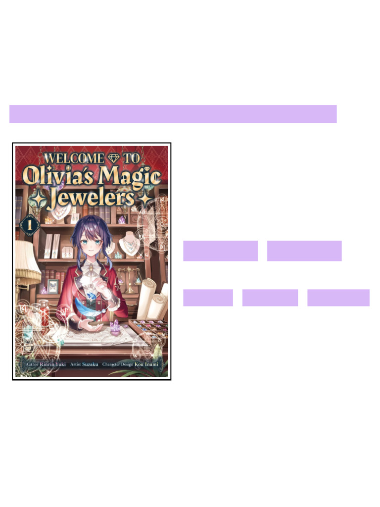 Welcome to Olivia’s Magic Jewelers Volume 1 ebook updated chapters ...