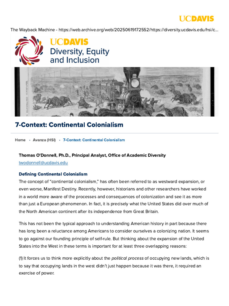 7-Context_ Continental Colonialism _ Diversity, Equity & Inclusion | PDF