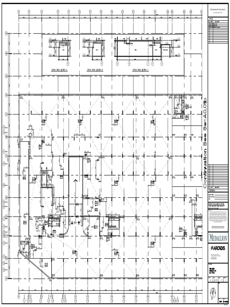Se A0.01a P2 Slab Edge Plan West | PDF