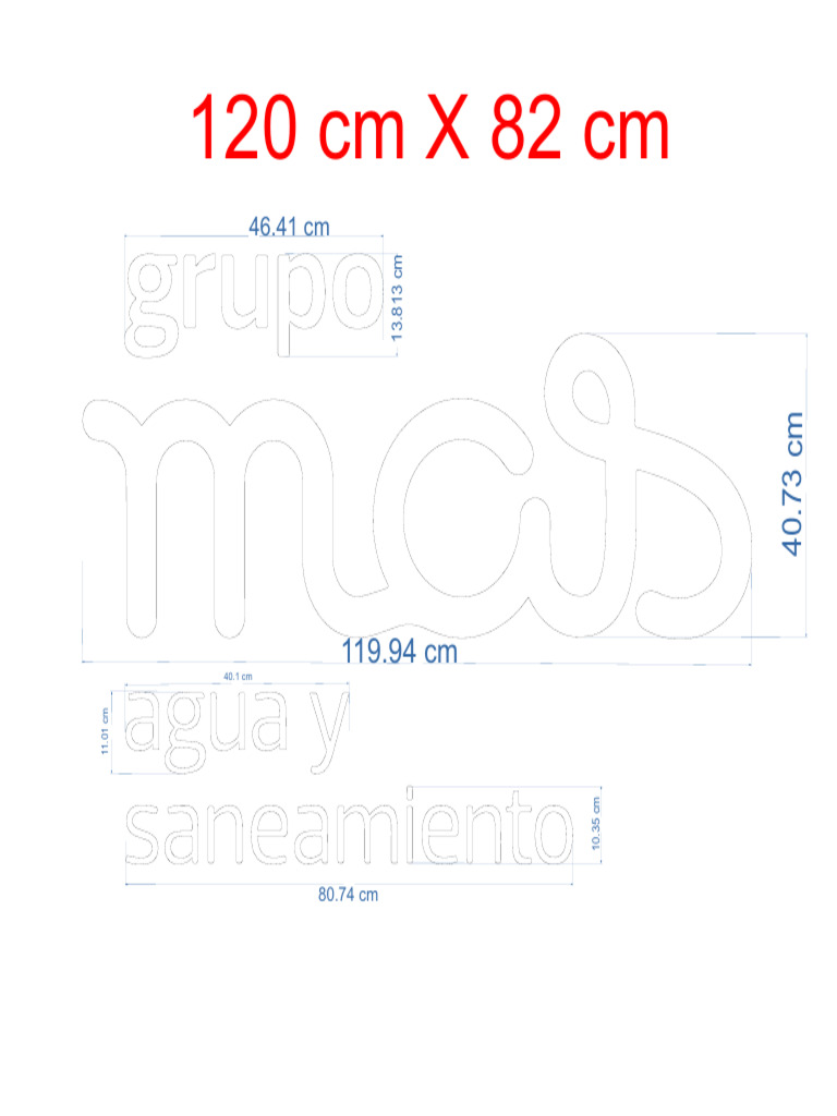 Medidas Logo Grupo Mas | PDF