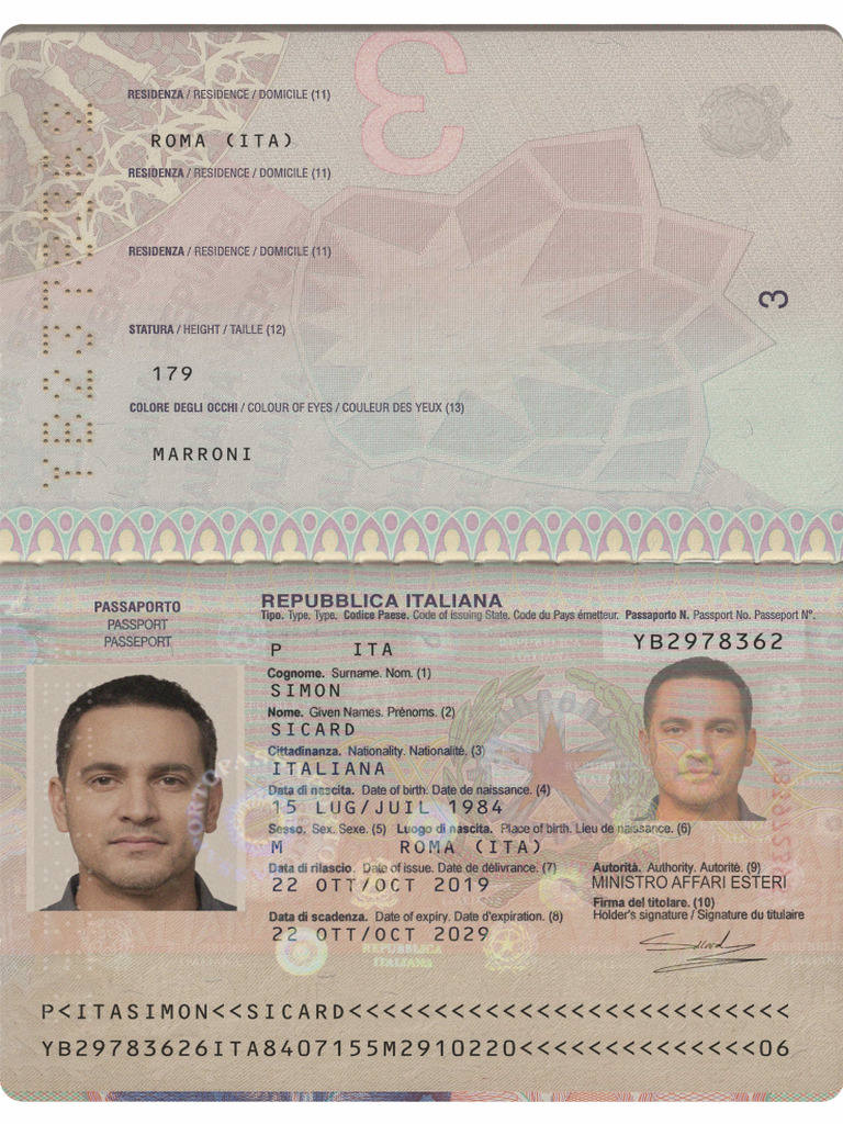 Italy Passport | PDF