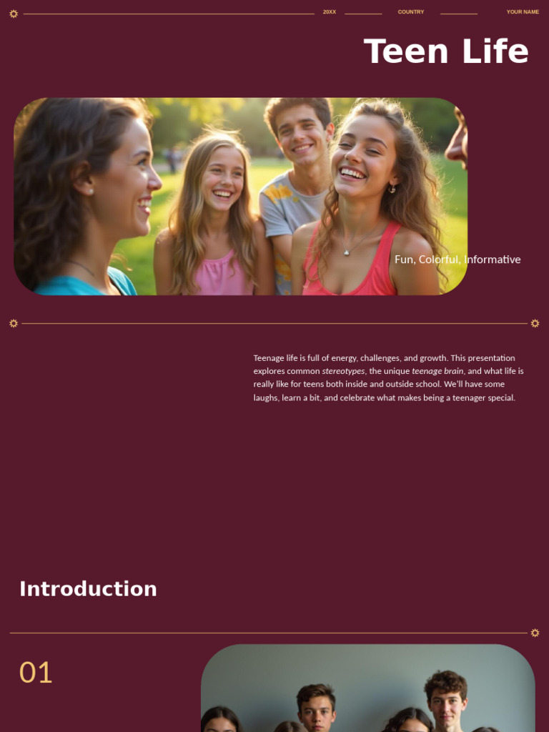 Teen Life | PDF | Adolescence | Behavioural Sciences