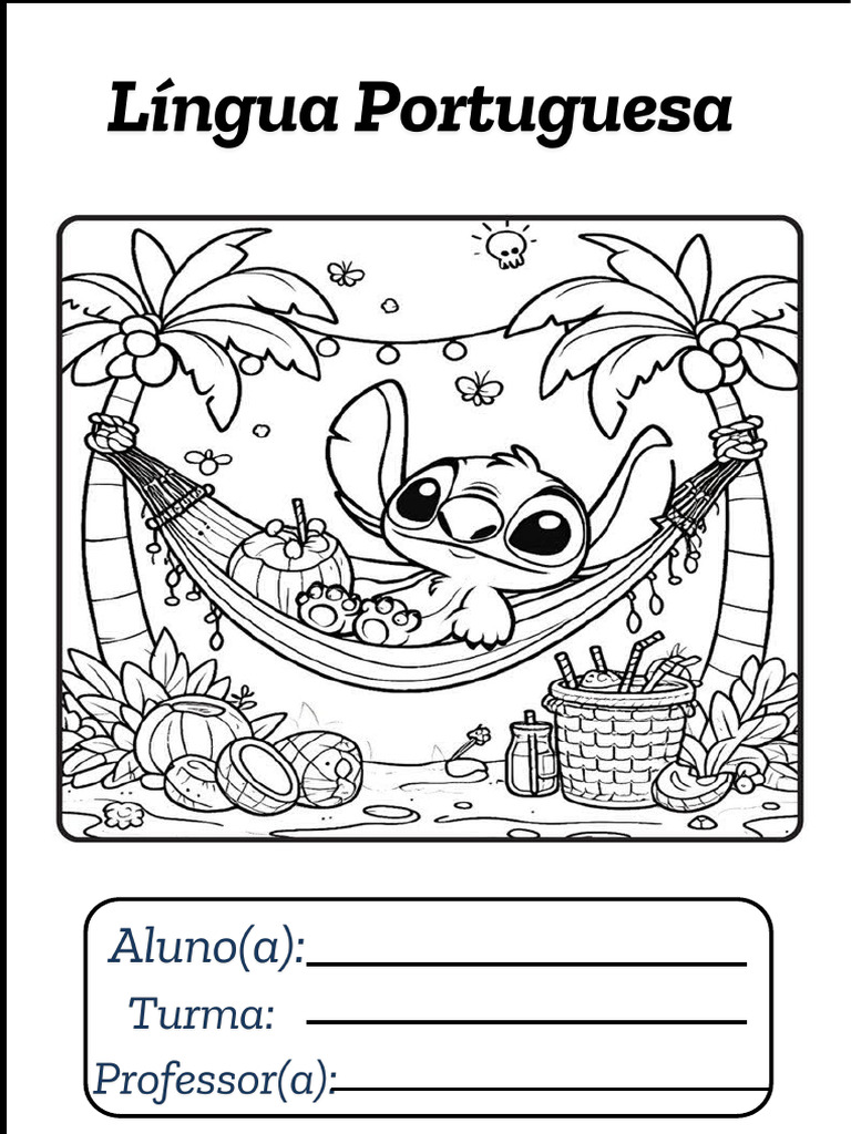 Capas de Caderno( Stitch) | PDF