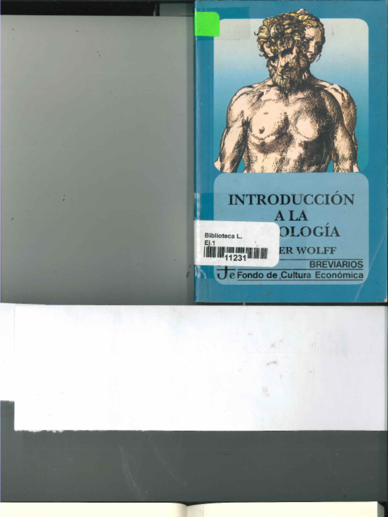 Introduccion A La Psicologia (Wolff Werner) | PDF