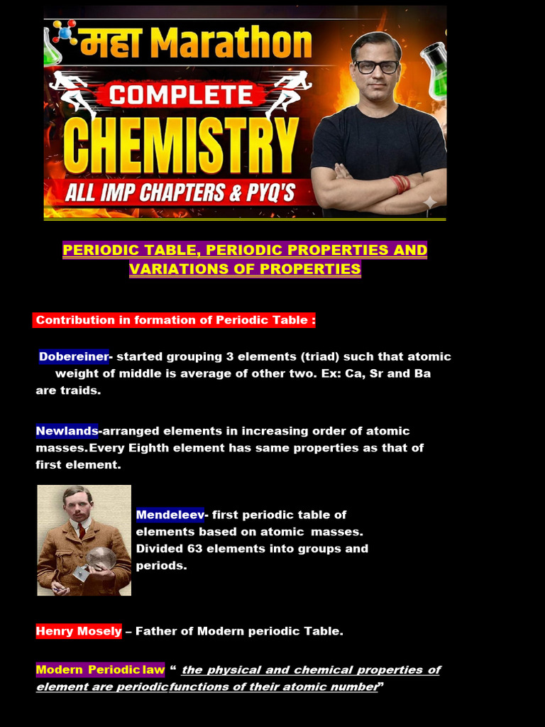 Maha Marathon Chemistry 2026 | PDF | Chemical Bond | Ion