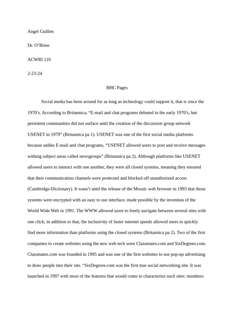Angel Guillen-REVISED BHC Pages | PDF | Social Media | Popular Culture ...