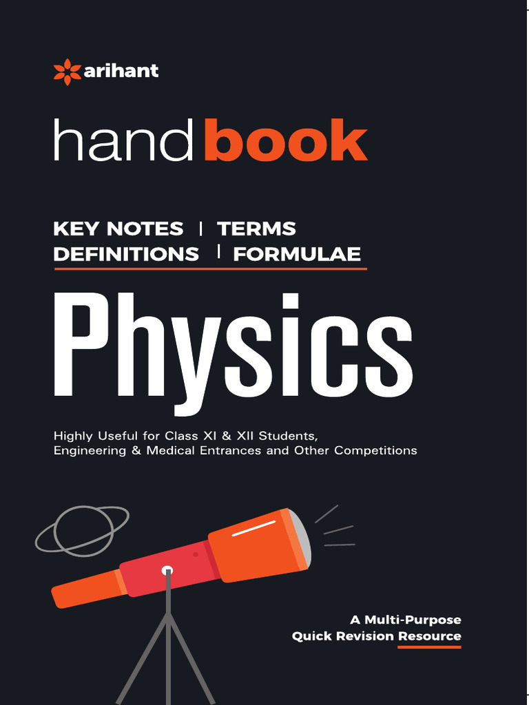 Arihant Physics Handbook | PDF | Rotation Around A Fixed Axis ...