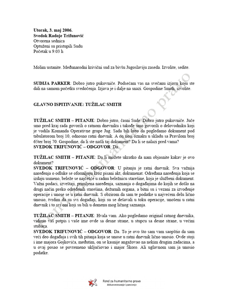 Vukovarska-trojka-svedok-Radoje-Trifunovic-3.05.2006. | PDF