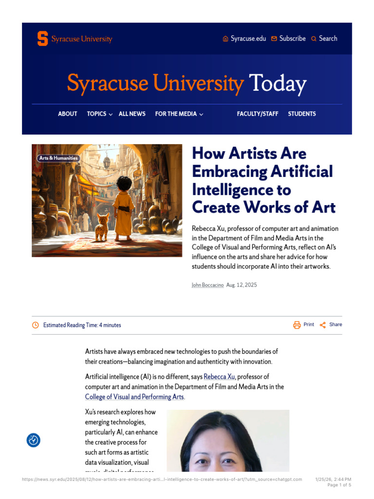 How Artists Are Embracing Artificial Intelligence to Create Works of ...