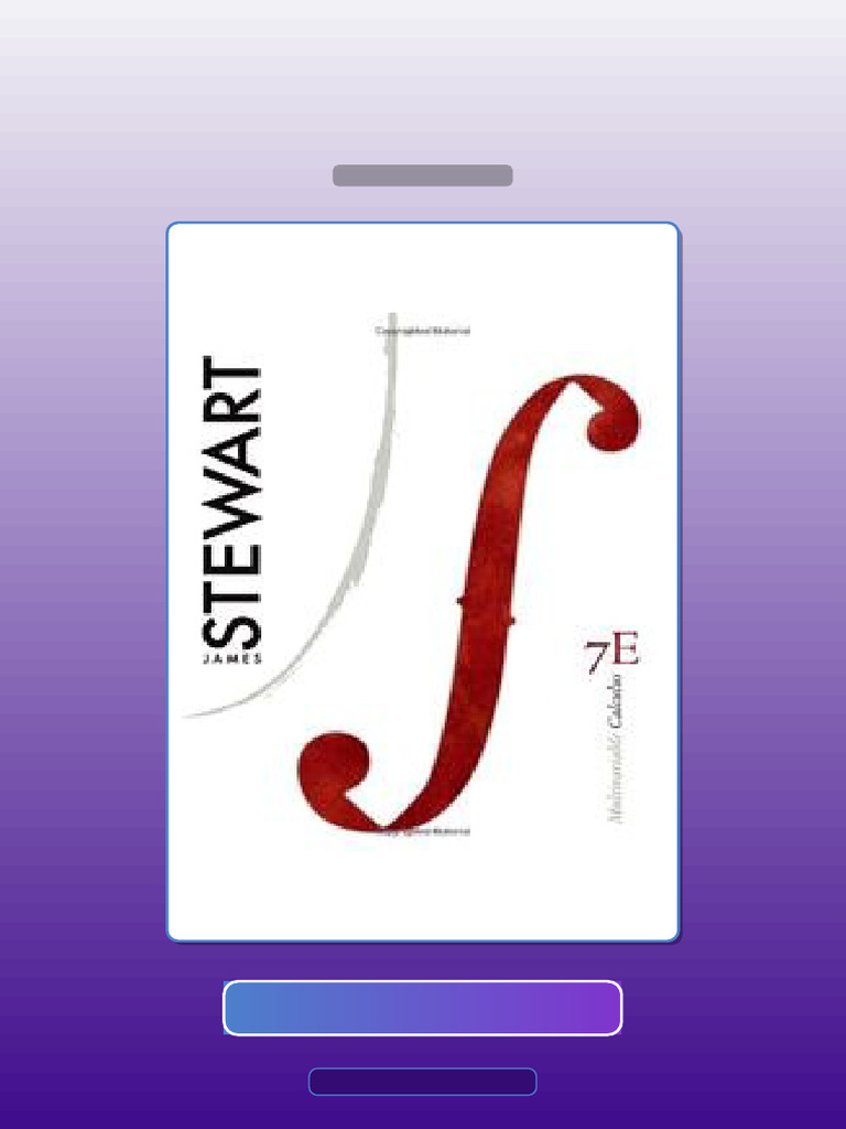Multivariable Calculus Stewart 7th Edition E-book Testbank Solutions ...
