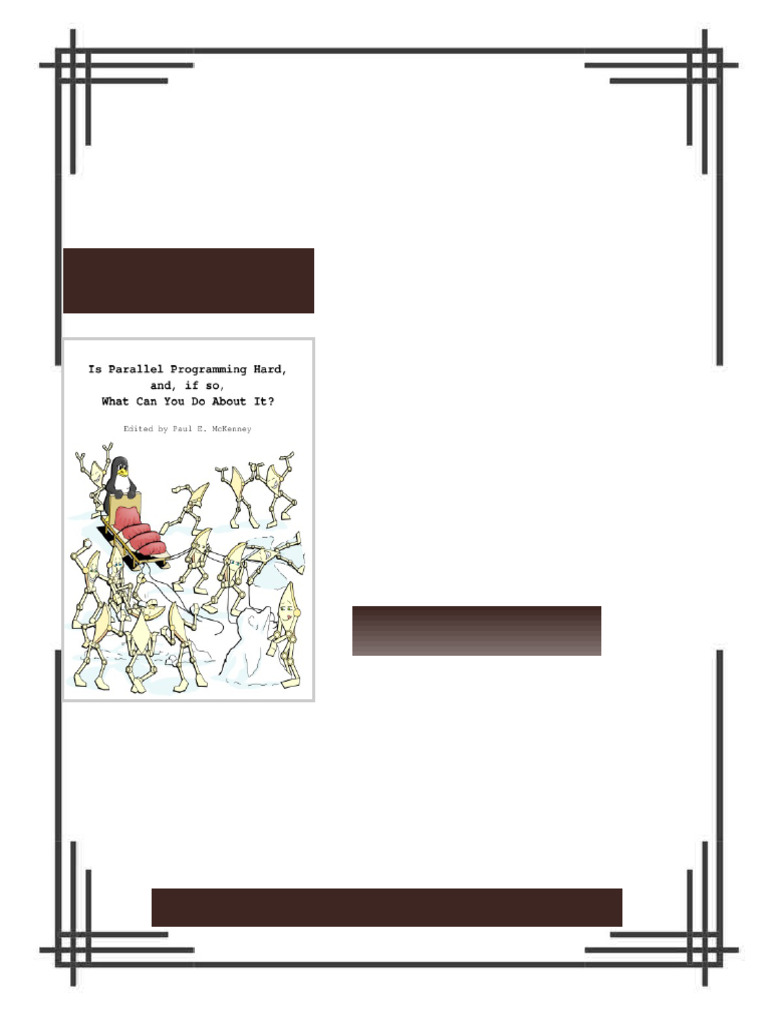 Is Parallel Programming Hard And If So What Can You Do About It Paul E. Mckenney eBook uncut ...