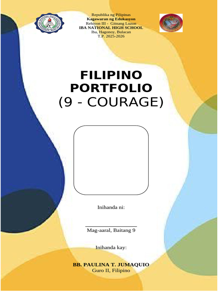 Portfolio Template 9 Courage | PDF