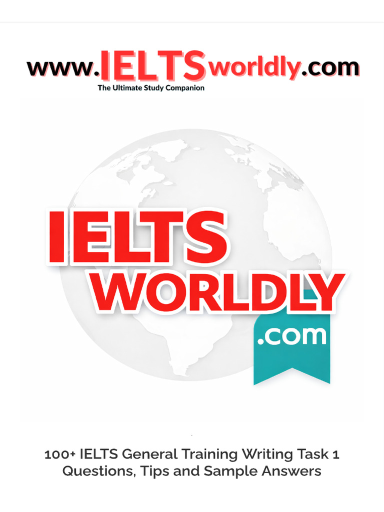 100+ IELTS General Training Writing Task 1 Questions, Tips and Sample ...