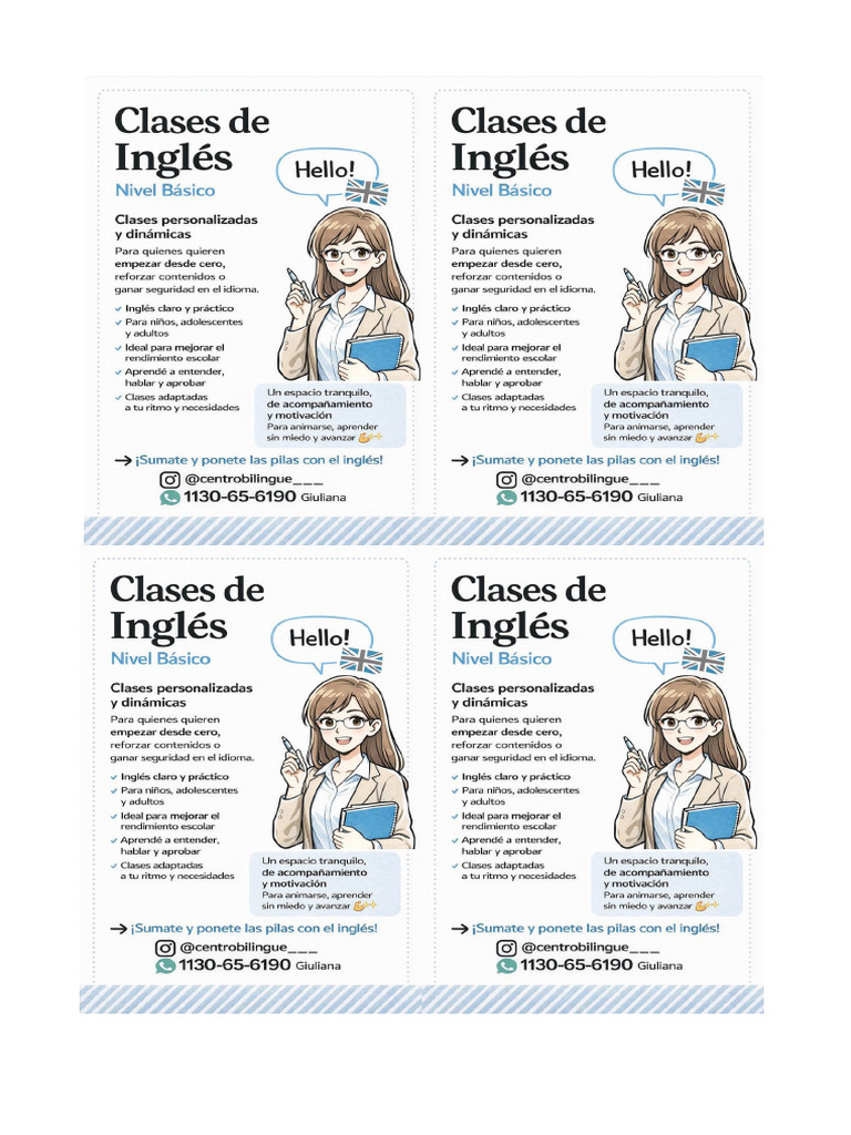 Ingles Flyer | PDF