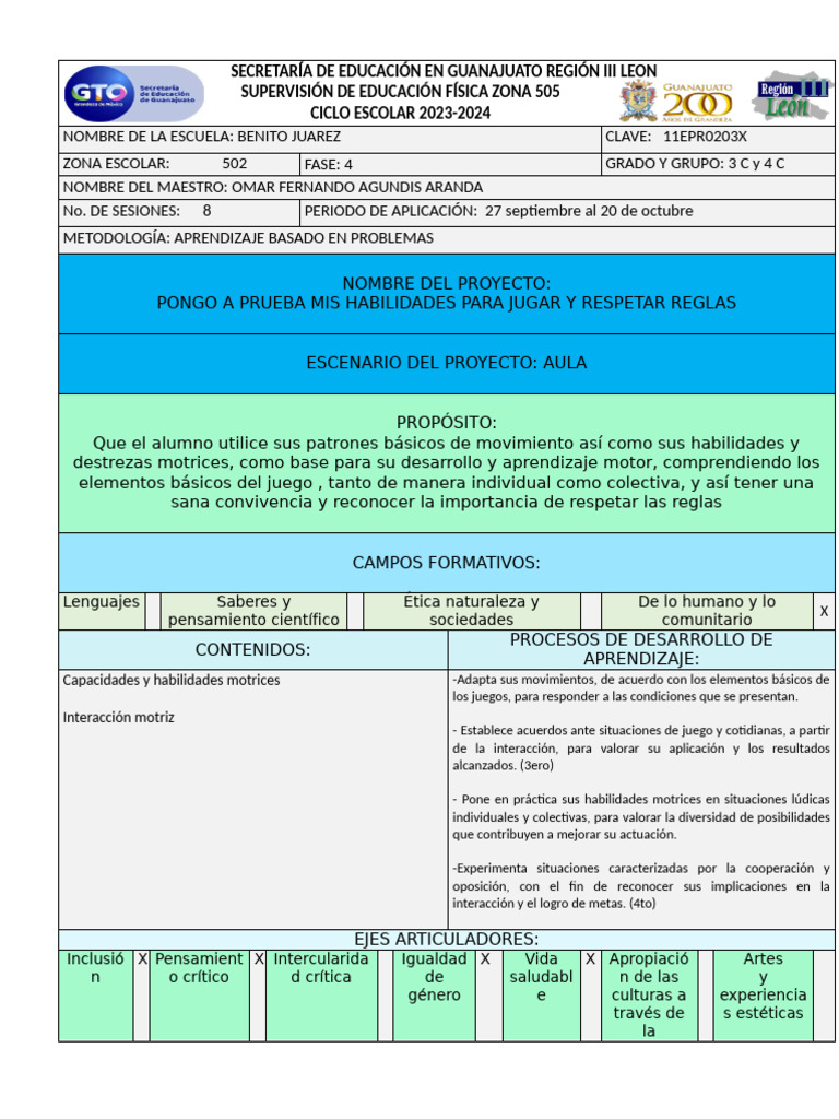 Proyecto 1 Fase 4 | PDF | Aprendizaje | Pensamiento