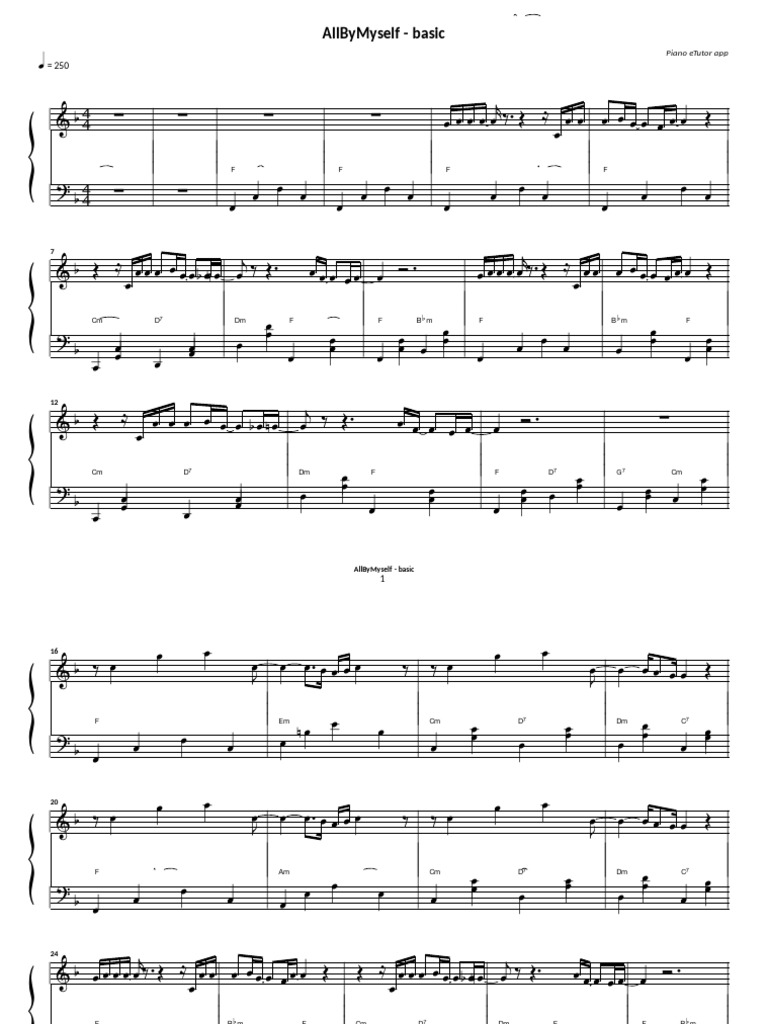 AllByMyself - Basic | PDF