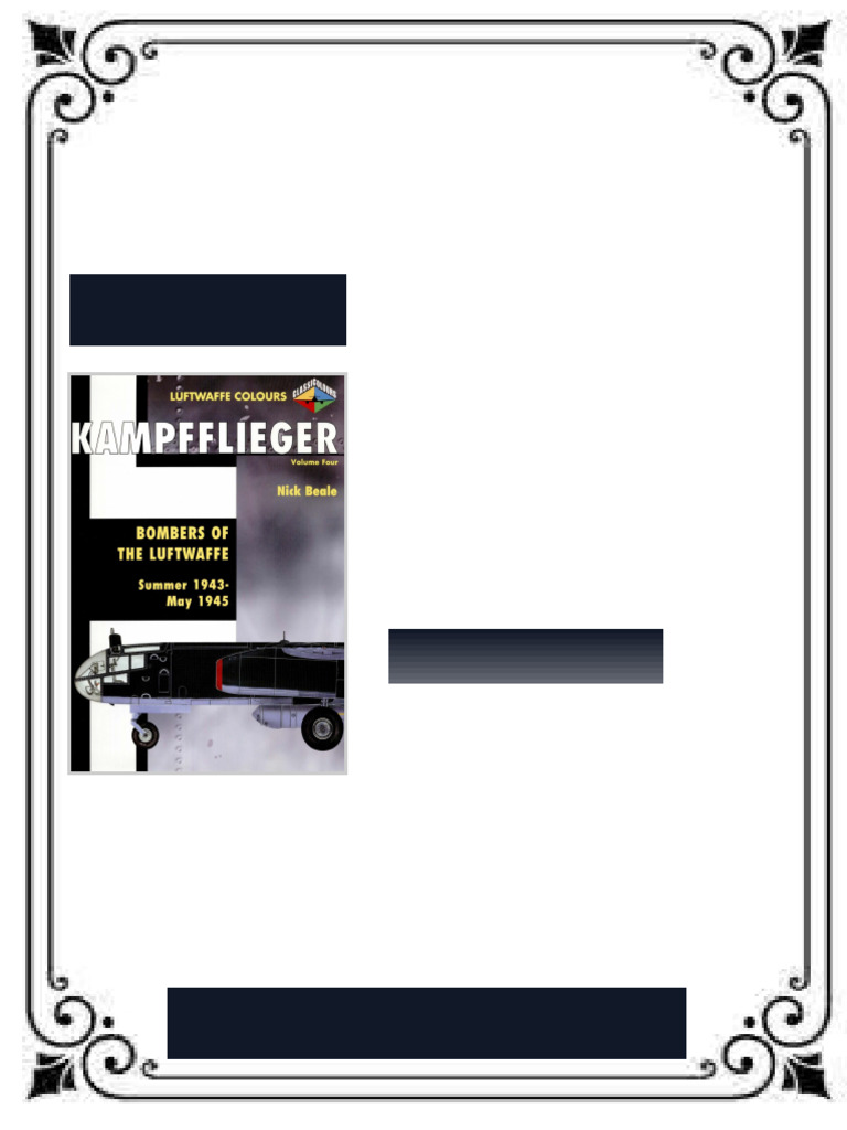 Kampfflieger Bombers Vol 4 Luftwaffe Colours 1st Edition Creek ebook ...