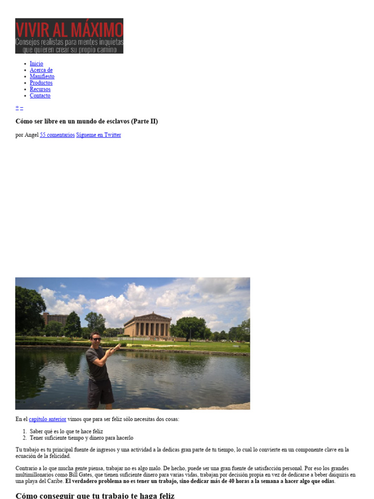 Cómo Ser Libre en Un Mundo de Esclavos (Parte II) | PDF | Salario | Empleo
