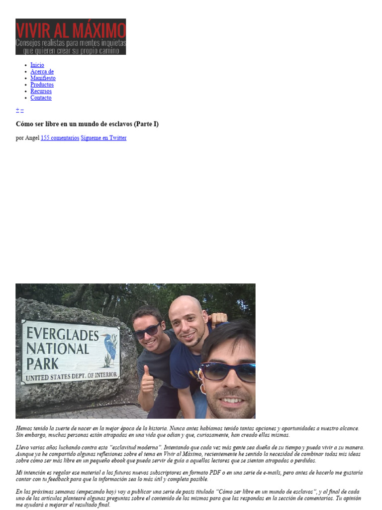 Cómo Ser Libre en Un Mundo de Esclavos (Parte I) | PDF | Felicidad | Verdad