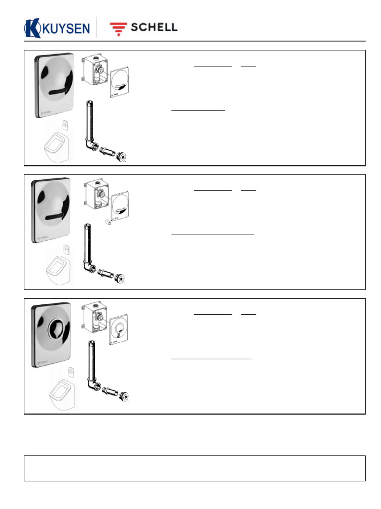 Schell Flush Valves | PDF | Valve | Plumbing