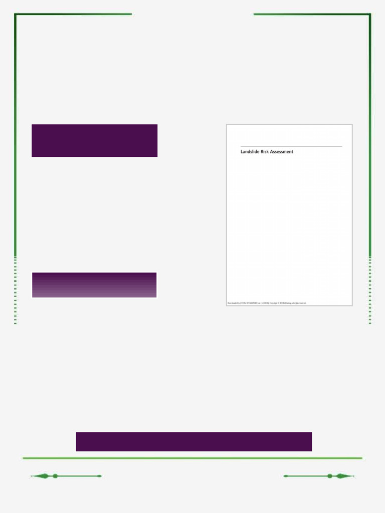 Landslide Risk Assessment 2nd Edition E. Mark Lee ebook testbank ...