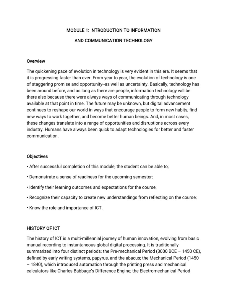 MODULE-1_-INTRO-WPS-Office | PDF | Information And Communications ...