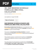 Stirrups Cutting Length Calculation Guide | PDF | Beam (Structure) | Circle