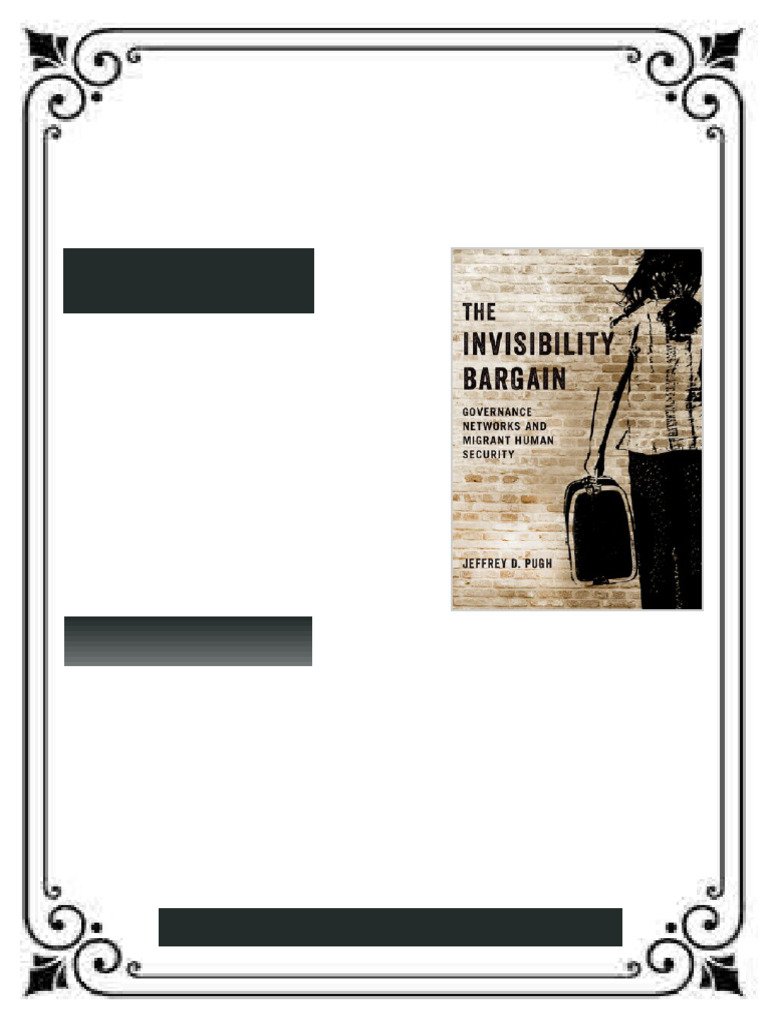 The Invisibility Bargain: Governance Networks and Migrant Human ...