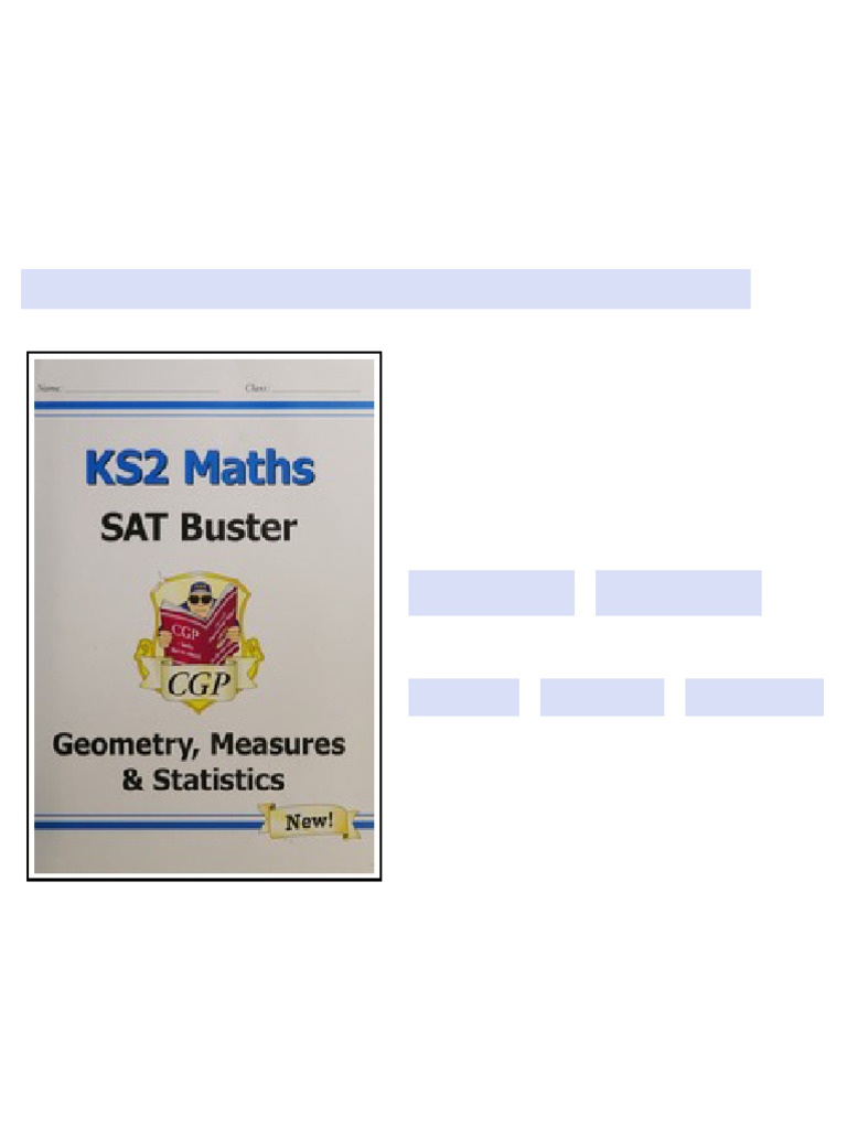 KS2 maths SAT buster : shape, measures & data ebook new digital file ...
