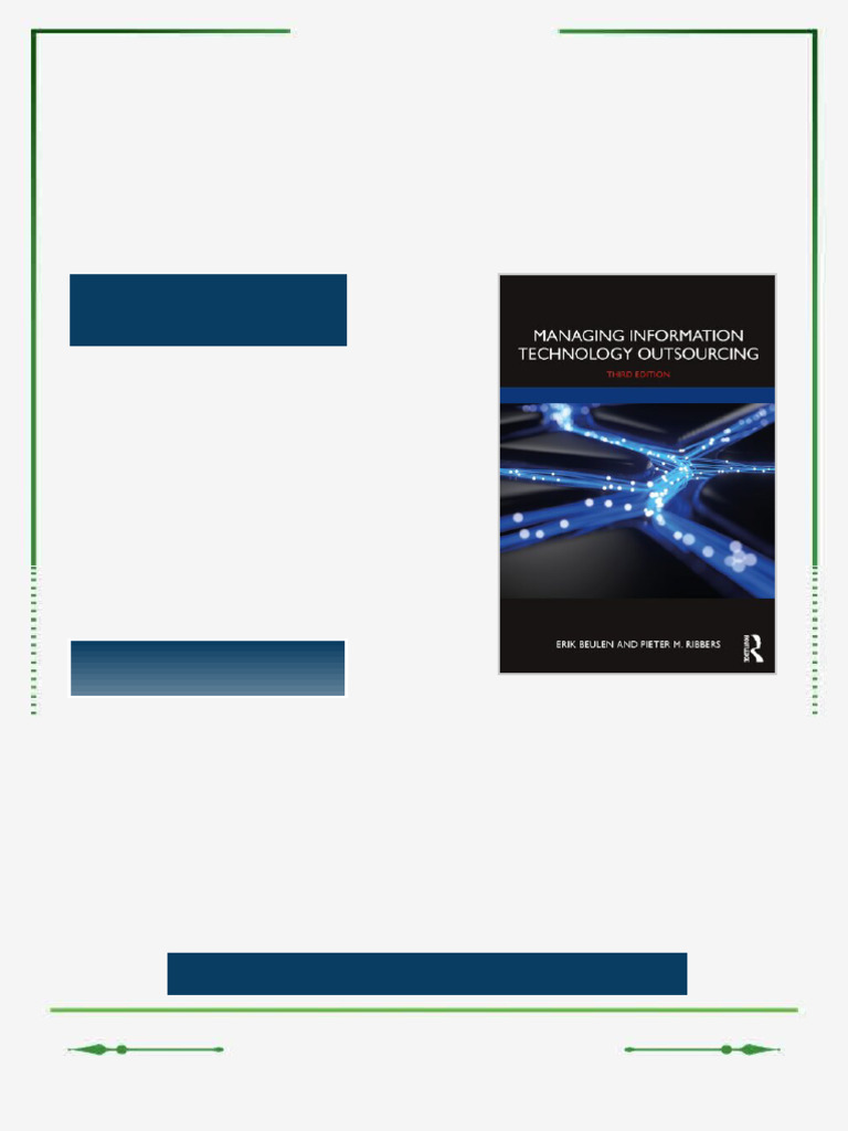 Managing Information Technology Outsourcing Erik Beulen eBook full ...